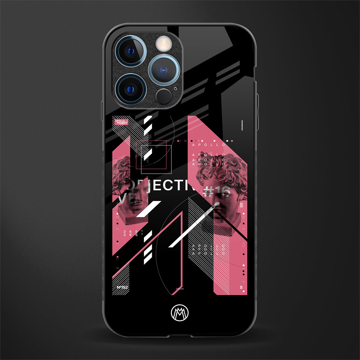 Apollo Project Aesthetic Pink And Black Phone Case for IPhone 12 Pro ...