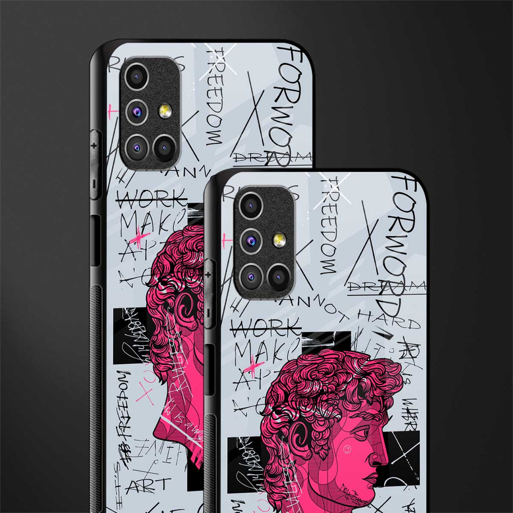 Lost In Reality David Phone Cover for Samsung Galaxy M31s | Glass Case ...