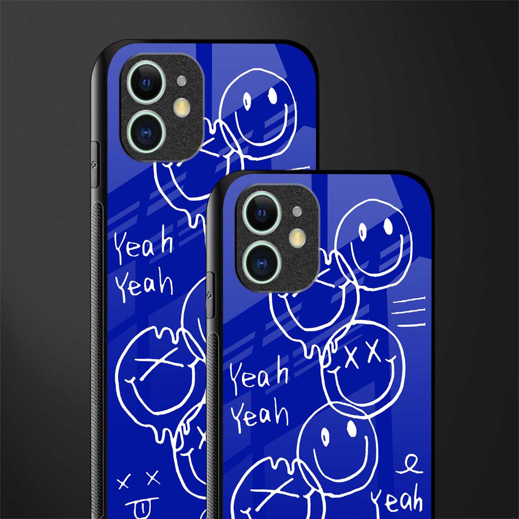 Sassy Smiley Faces Phone Case for IPhone 12 | Glass Case – Mymerchandize